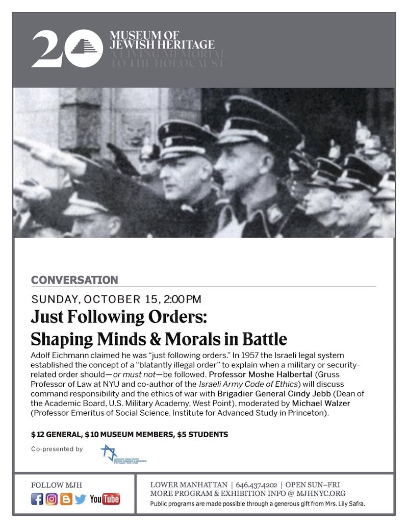 Just Following Orders: Shaping Minds & Morals In Battle - International ...