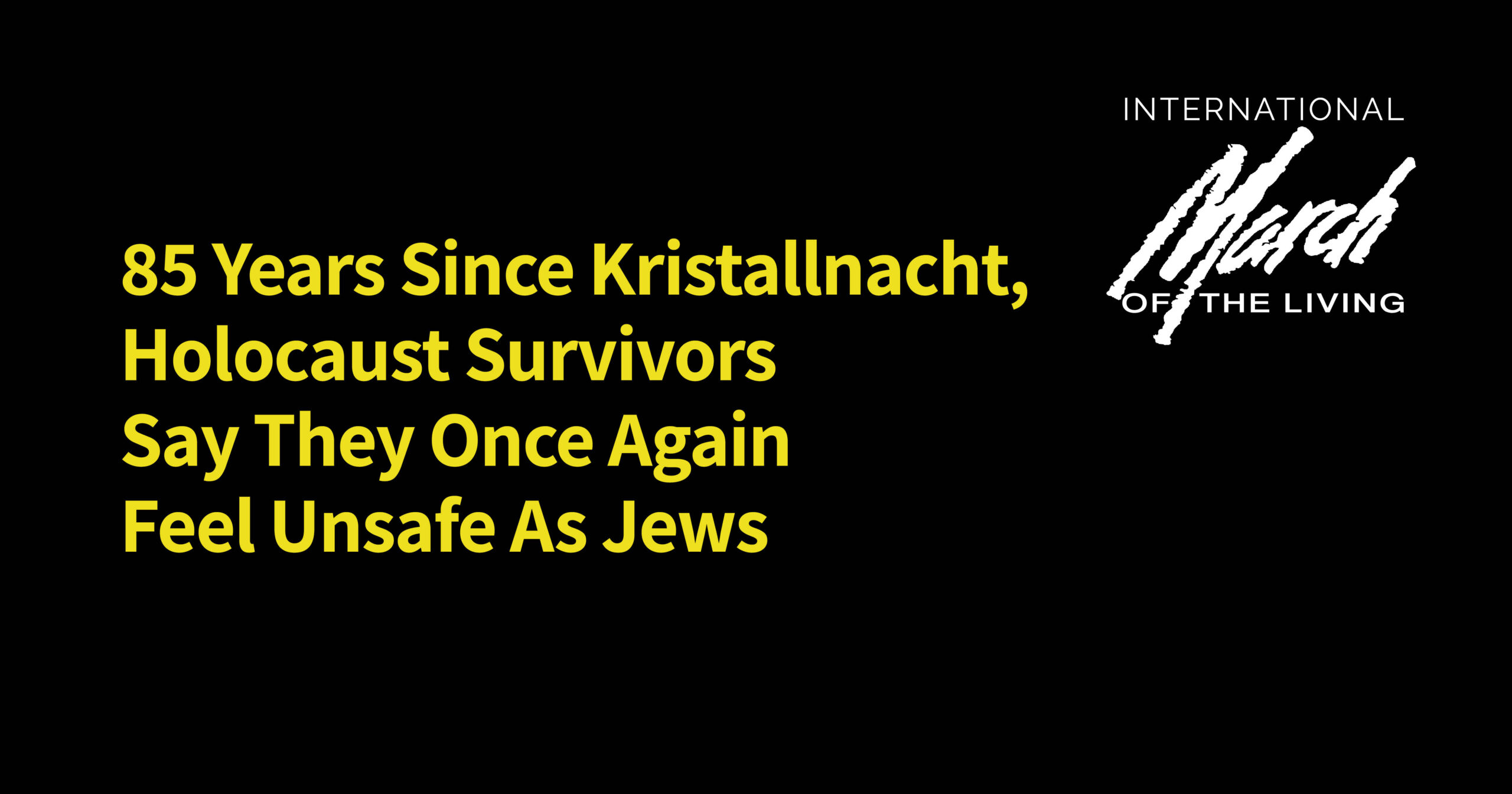 85 years since Kristallnacht, Holocaust Survivors Say They Once Again ...