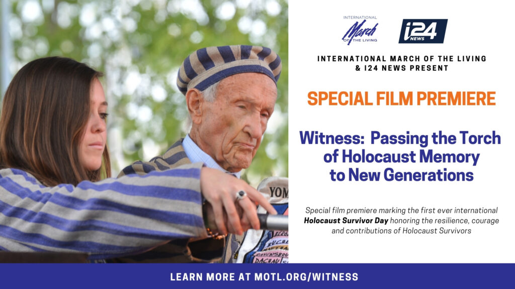 Special Film Premiere of “Witness: Passing the Torch of Holocaust ...