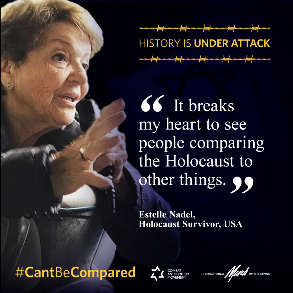 “There are very few survivors left, and I want the world to know that ...