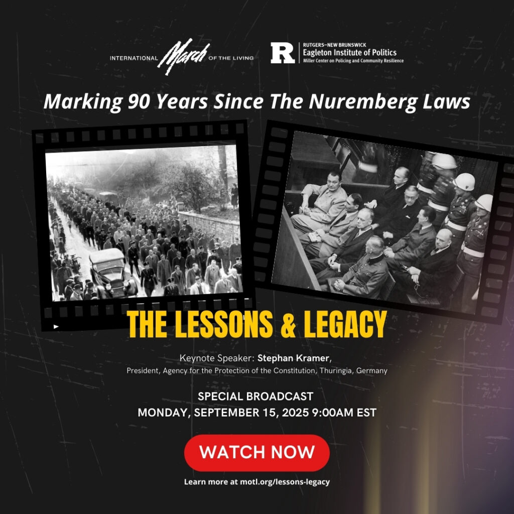 Marking 90 Years Since Nuremberg Laws: The Lessons and Legacy ...