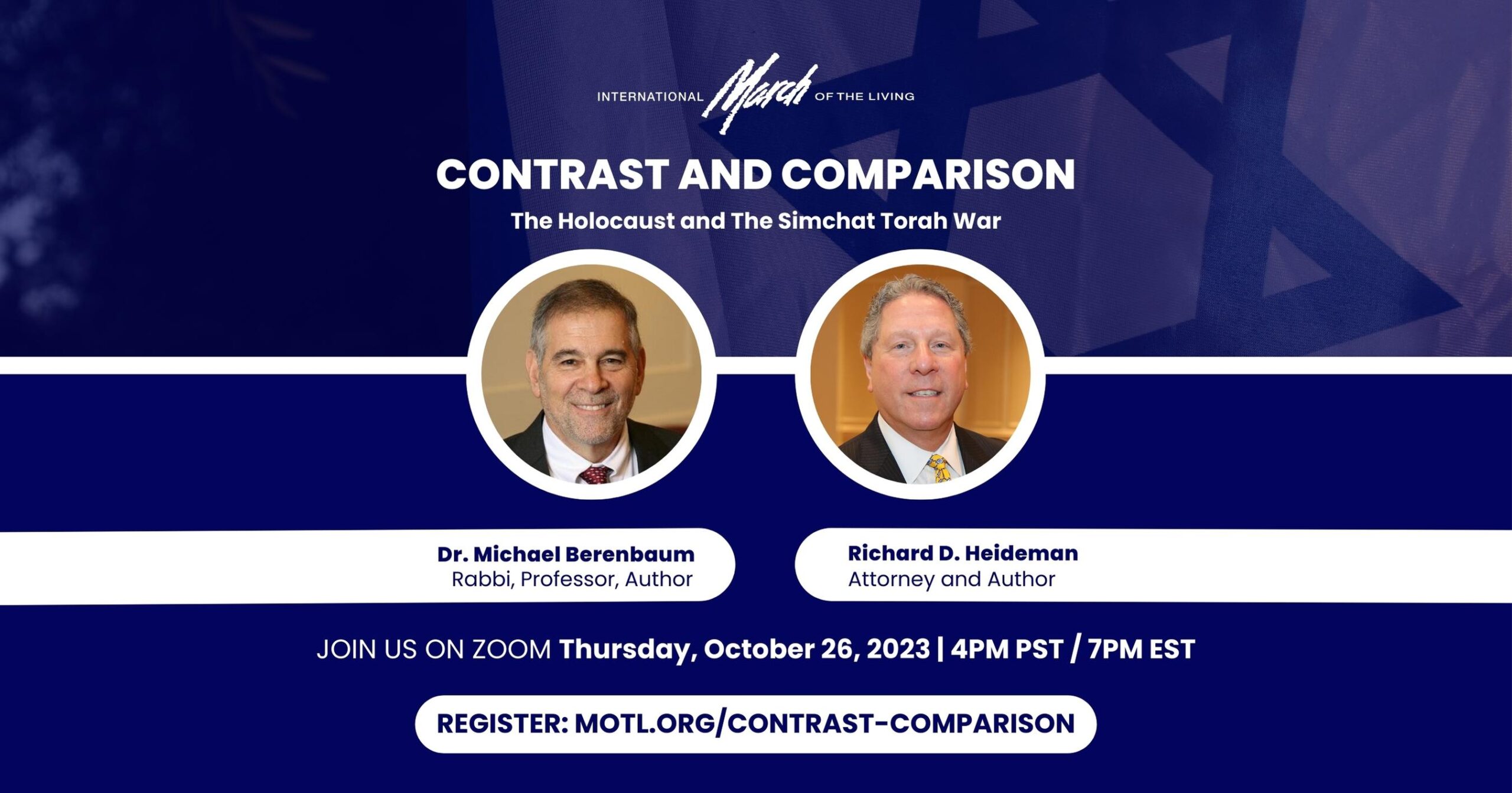 Contrast and Comparison: The Holocaust and The Simchat Torah War ...