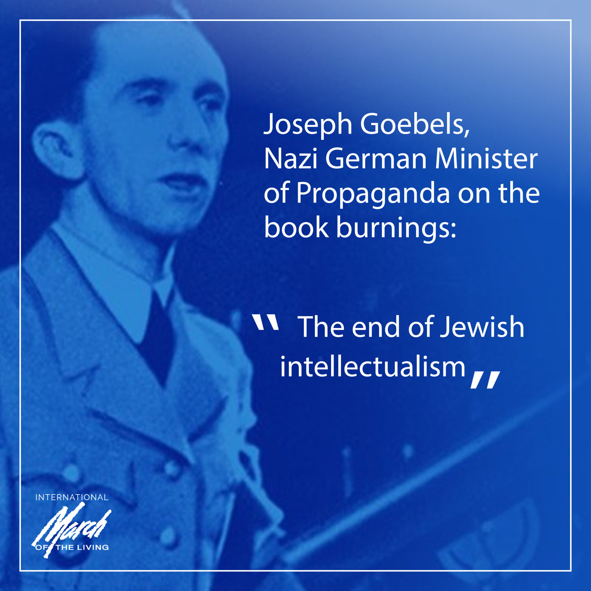“It was just the prelude… Where they burn books, they will ultimately ...